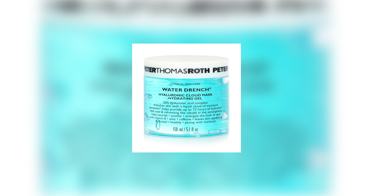 【Peter Thomas Roth】Water Drench Hyaluronic Cloud Mask Hydrating Gel : TutorABC Shop's Hot Deal ...